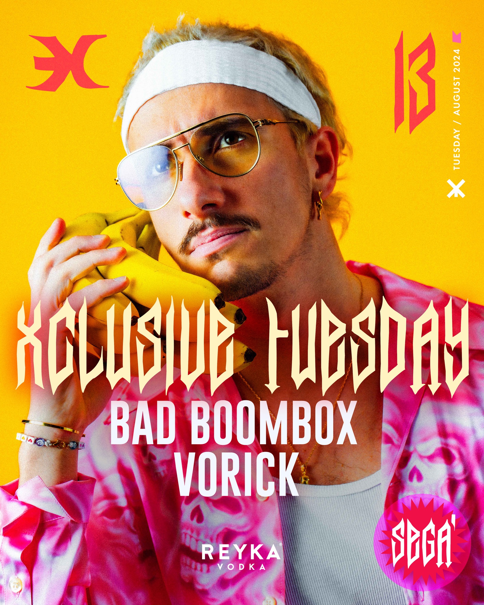 Розов флаг на хоризонта – морето вика BAD BOOMBOX на EXE BEACH - GoGuide.bg